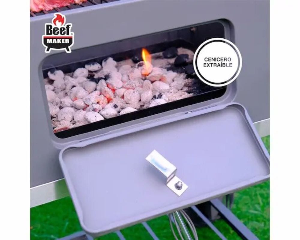 Parrilla a Carbón Square Gris BEEF MAKER | Quién Dijo Yo?