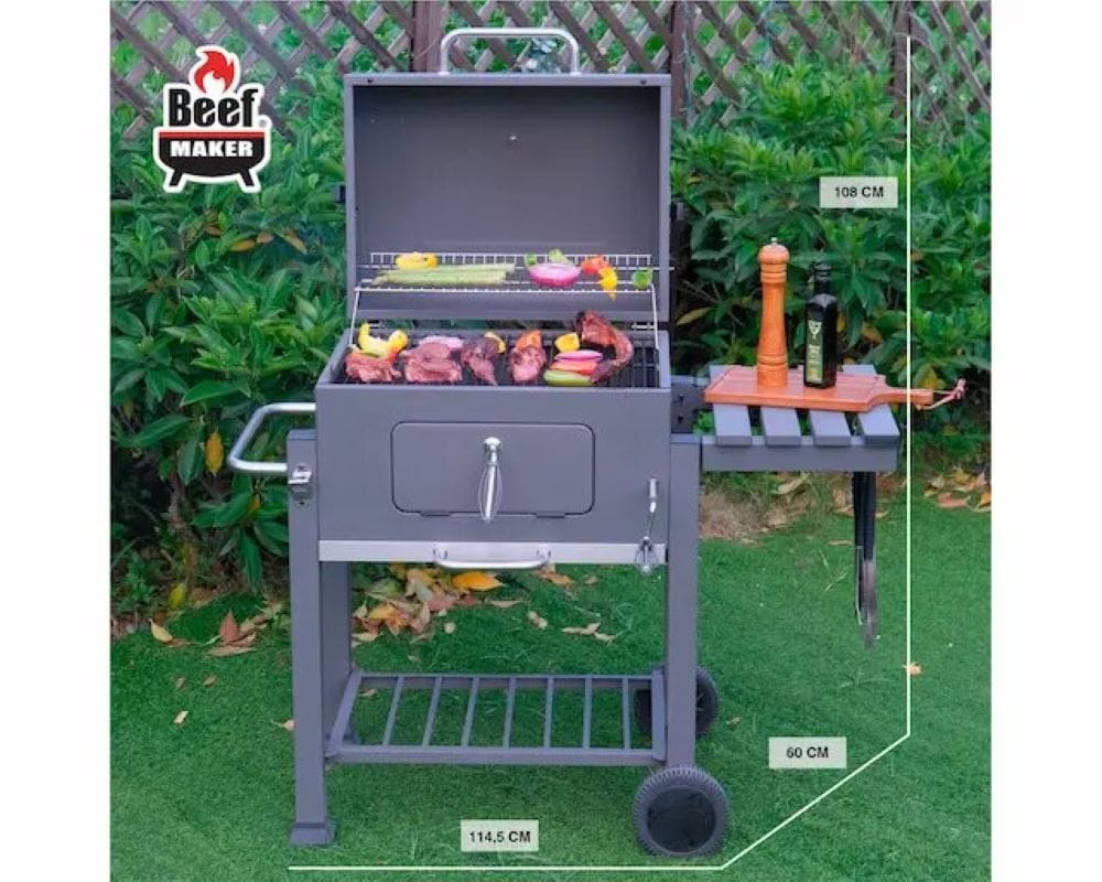 Parrilla a Carbón Square Gris BEEF MAKER | Quién Dijo Yo?