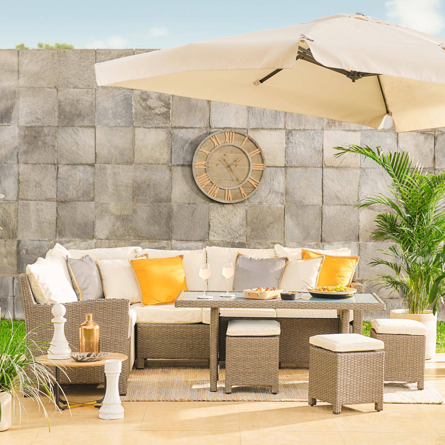 Juego de Terraza Gispy 6 Personas Just Home Collectión | QUIÉN DIJO YO?